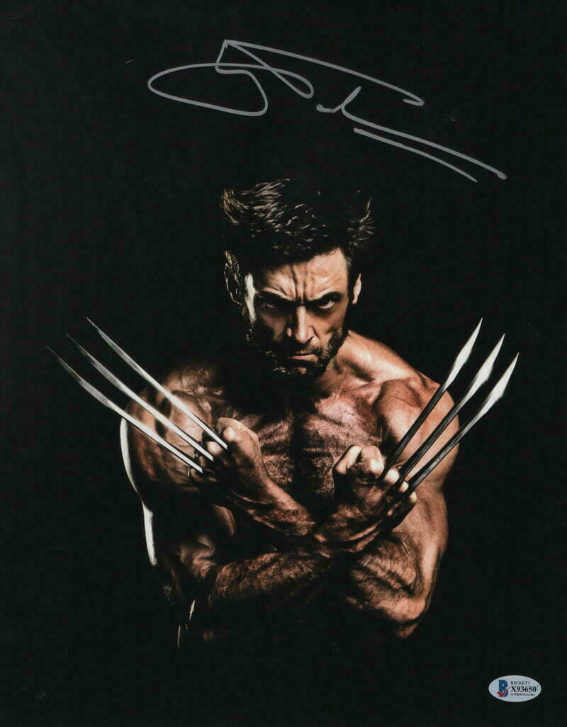 HUGH JACKMAN SIGNED AUTOGRAPH 11x14 PHOTO - X-MEN WOLVERINE LOGAN W/ BECKETT COA Opens in a new ...