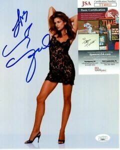 CINDY CRAWFORD signed 8x10 photo JSA SUPERMODEL MODEL | Autographia