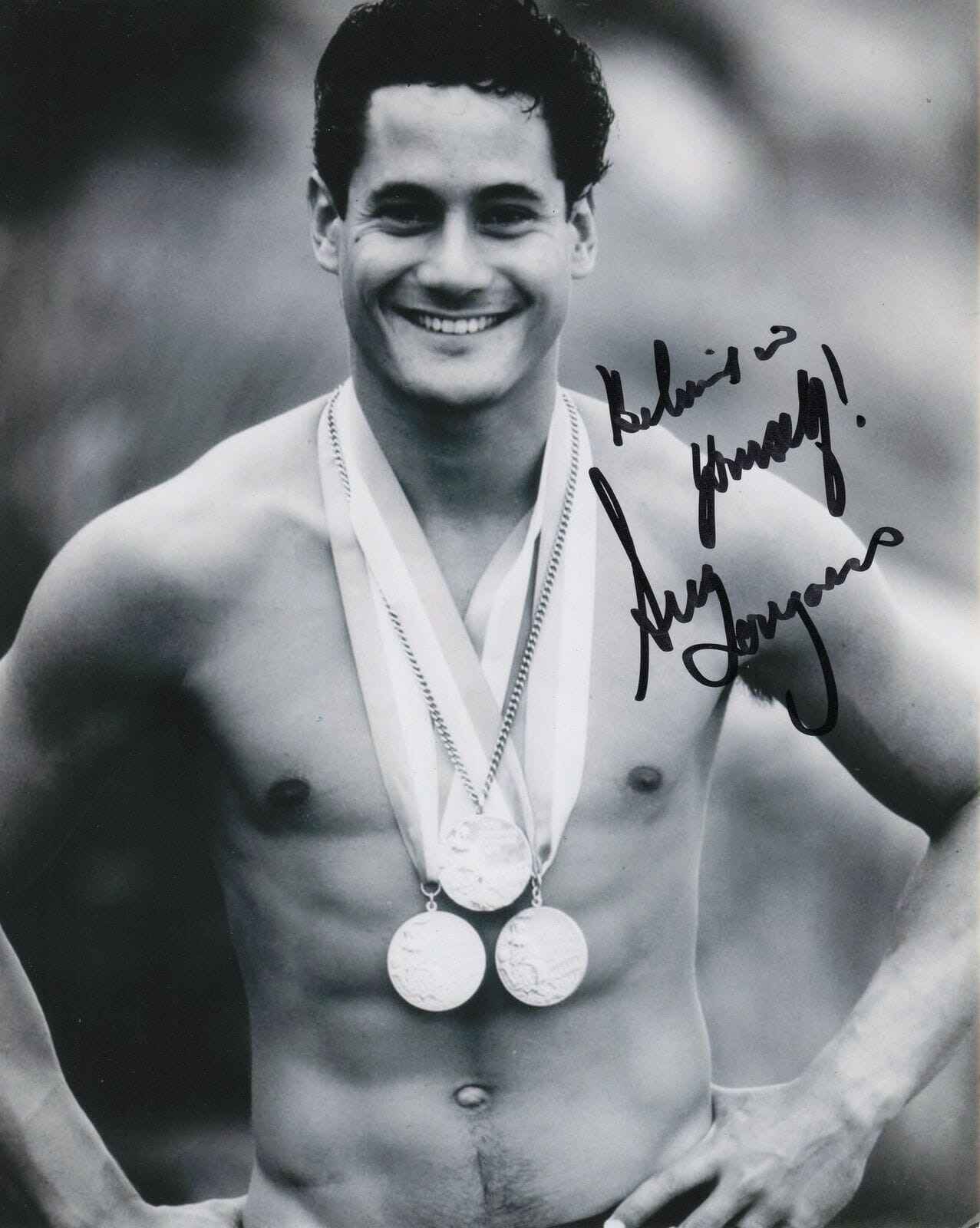 Greg Louganis Signed 8x10 Photo Olympics Gold Medal Champion 1 COA ...