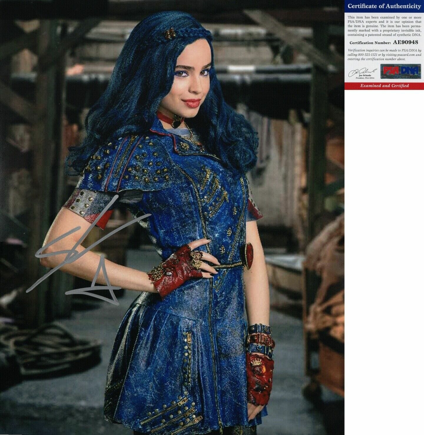 Sofia Carson Signed 11x14 Photo Descendants Evie PSA/DNA COA | Autographia