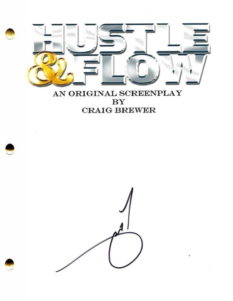 TERRENCE HOWARD SIGNED HUSTLE AND FLOW FULL SCRIPT AUTHENTIC AUTOGRAPH HOLOGRAM | Autographia