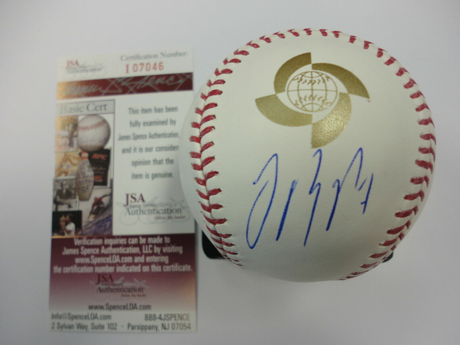 JOSE REYES WBC DOMINICAN REPUBLIC JSA COA SIGNED AUTOGRAPH WBC M.L ...
