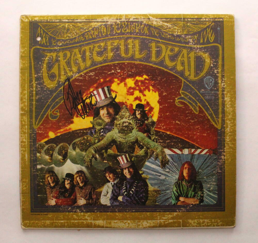 BOB WEIR SIGNED AUTOGRAPH ALBUM VINYL RECORD - THE GRATEFUL DEAD RARE W ...