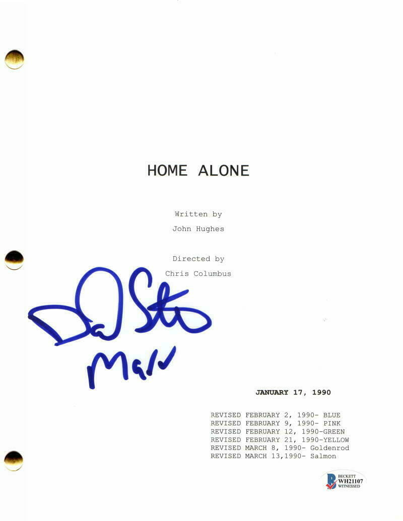 DANIEL STERN SIGNED AUTOGRAPH HOME ALONE MOVIE SCRIPT STARRING MACAULAY ...