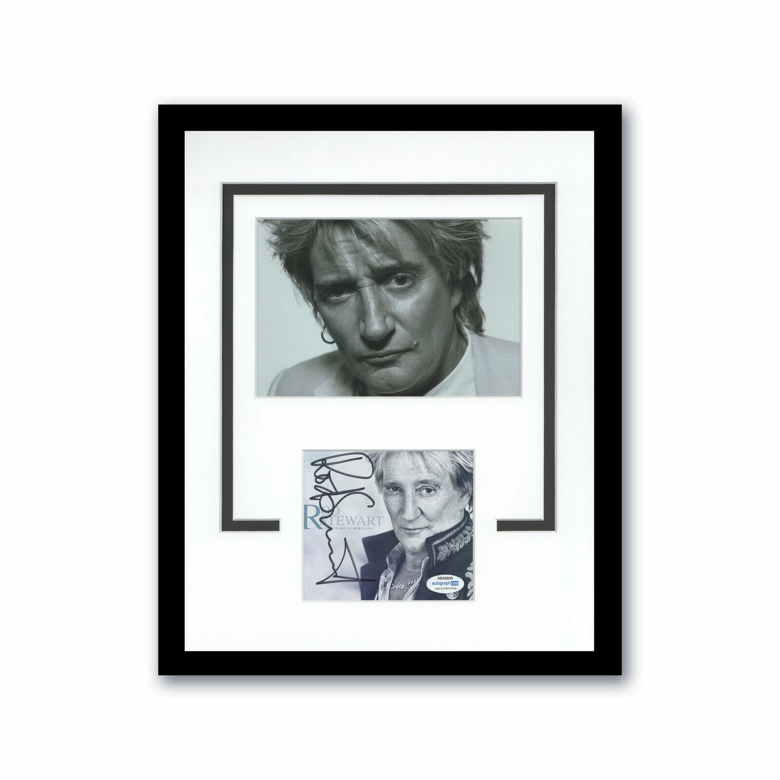 Rod Stewart "The Tears of Hercules" AUTOGRAPH Signed Custom Framed ...