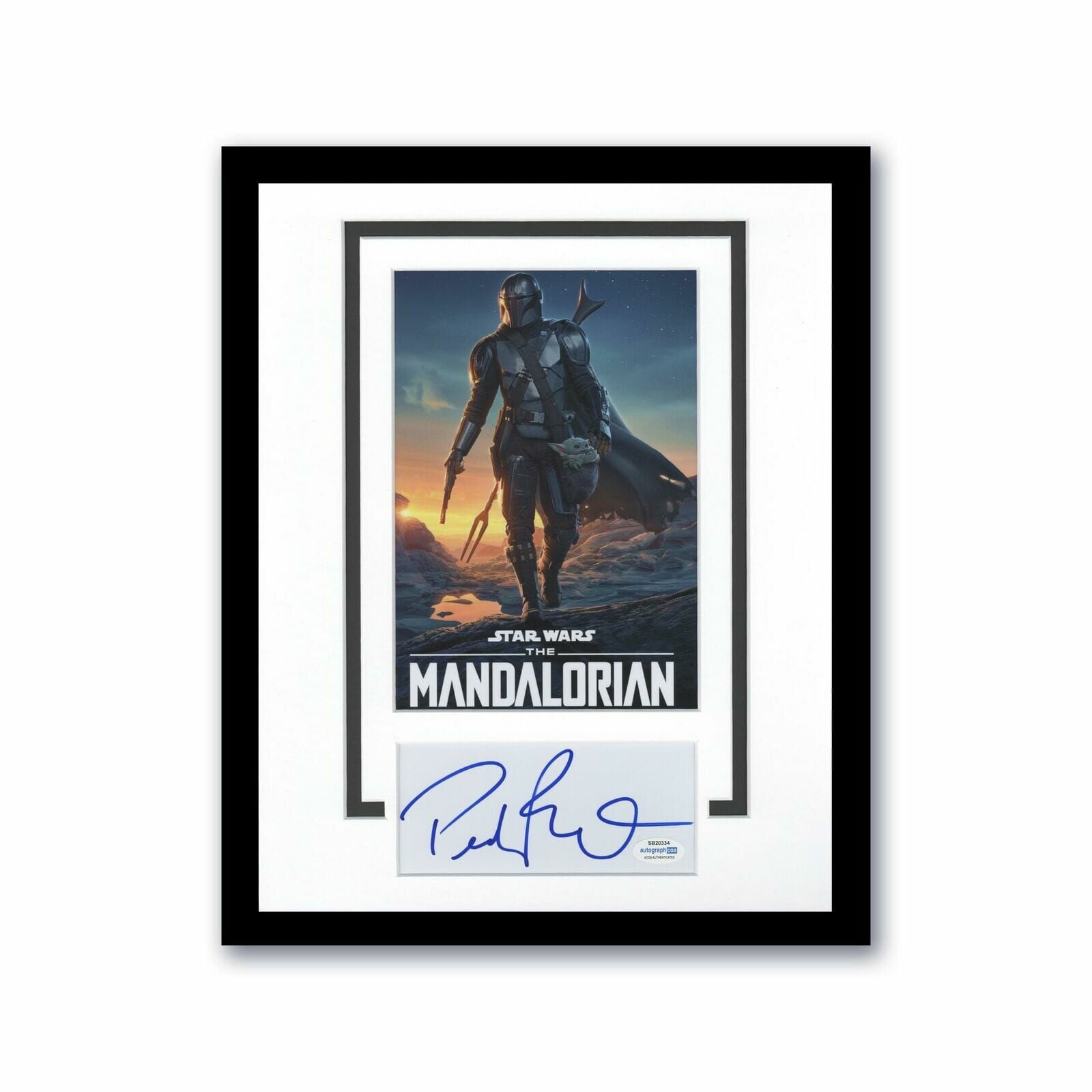 Pedro Pascal "The Mandalorian" AUTOGRAPH Signed Custom Framed 11x14 ...