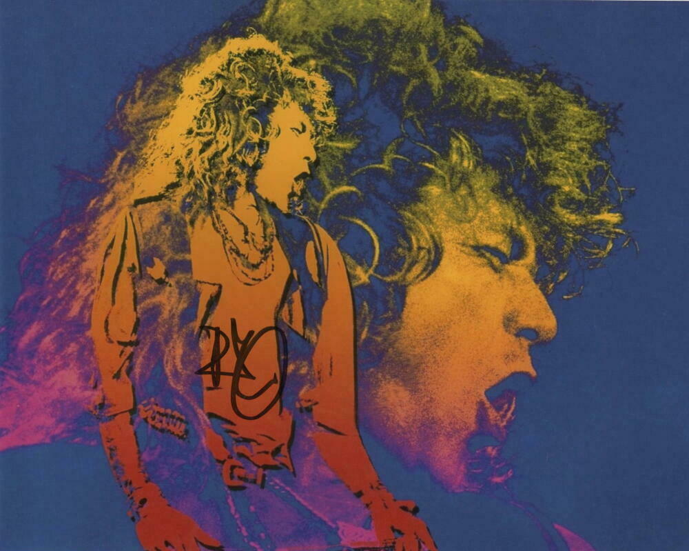ROBERT PLANT SIGNED AUTOGRAPH 8X10 PHOTO - LED ZEPPELIN ICON W/ JSA LOA ...