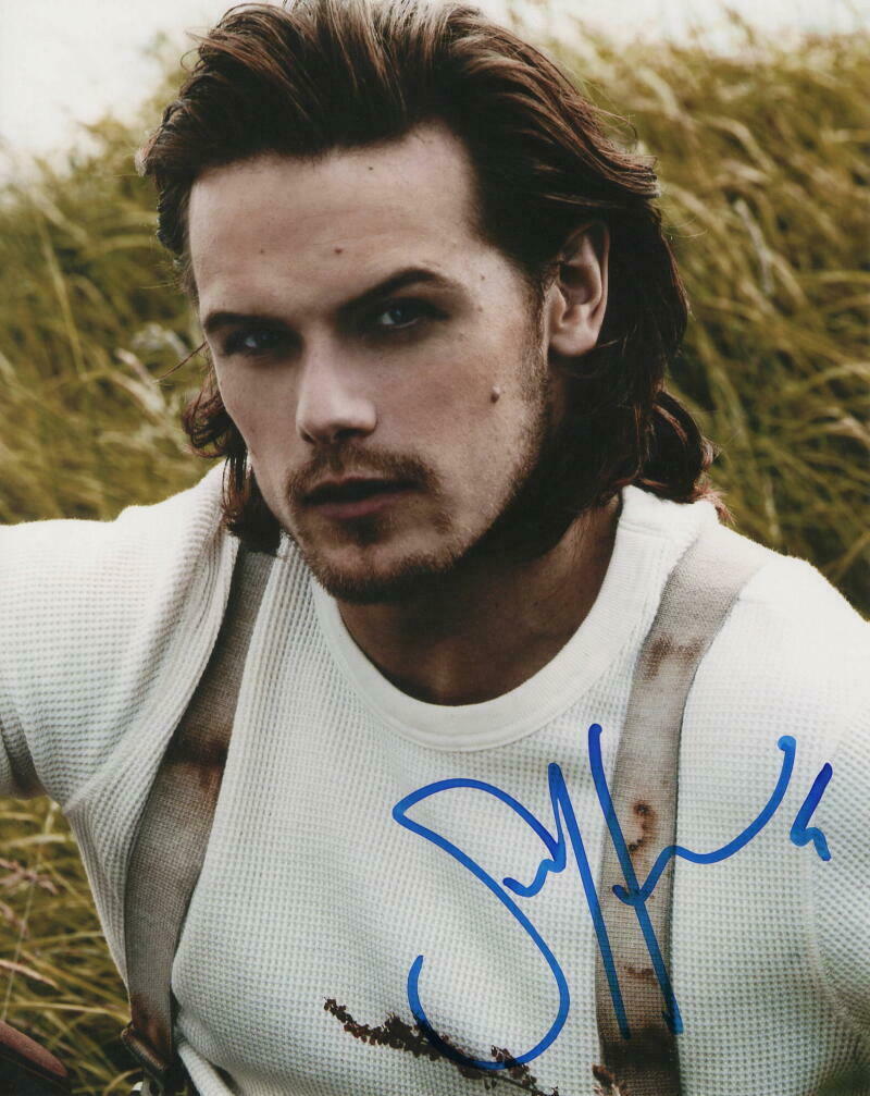 SAM HEUGHAN SIGNED AUTOGRAPH 8X10 PHOTO - SEXY JAMIE FRASER, OUTLANDER ...
