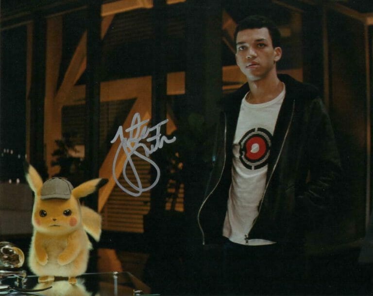 JUSTICE SMITH SIGNED AUTOGRAPH 8X10 PHOTO TIM GOODMAN POKEMON DETECTIVE ...