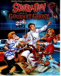 BOBBY FLAY and GIADA DELAURENTIIS signed 8x10 SCOOBY-DOO THE GOURMET ...