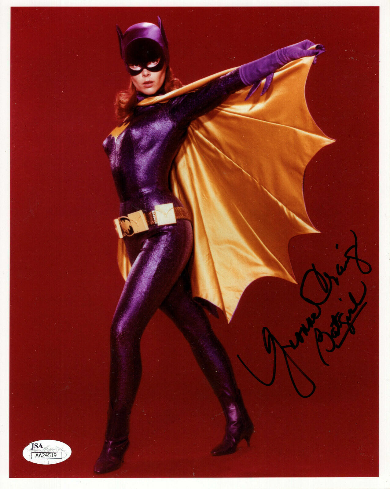 YVONNE CRAIG HAND SIGNED 8x10 COLOR PHOTO VERY SEXY BATGIRL JSA ...