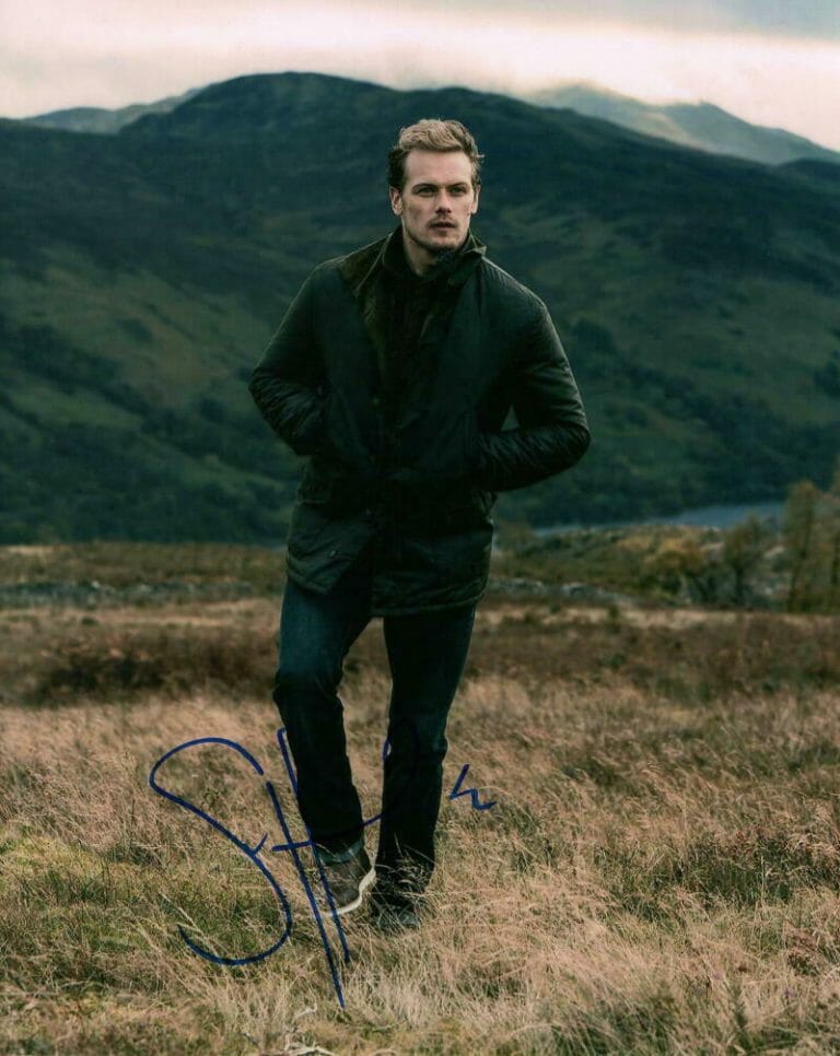 SAM HEUGHAN SIGNED AUTOGRAPH 8X10 PHOTO - SEXY JAMIE FRASER, OUTLANDER ...
