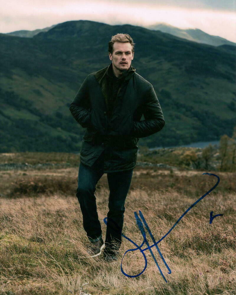 SAM HEUGHAN SIGNED AUTOGRAPH 8X10 PHOTO - SEXY JAMIE FRASER, OUTLANDER ...