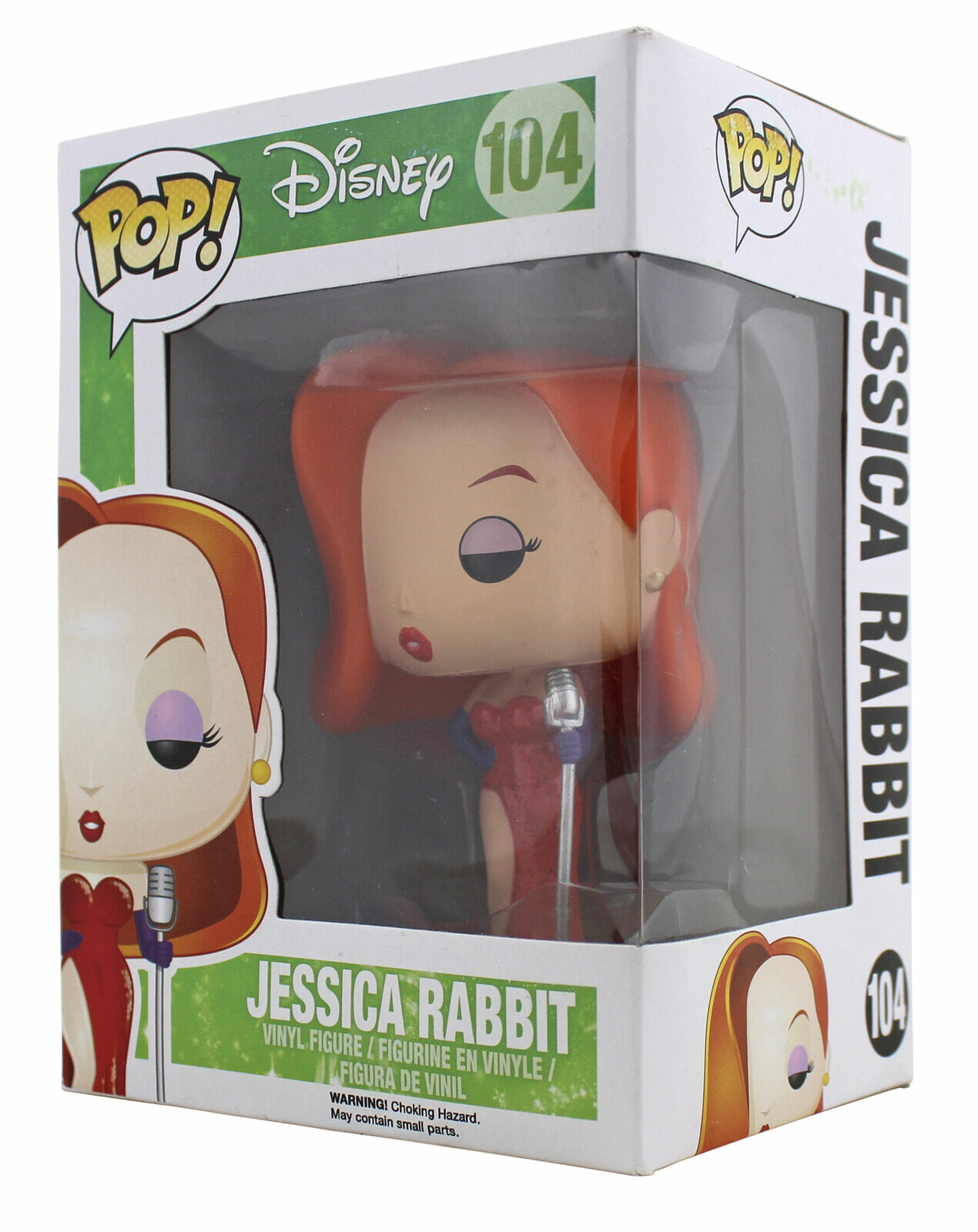 Who Framed Roger Rabbit? Jessica Rabbit Disney #104 Funko Pop Vinyl ...