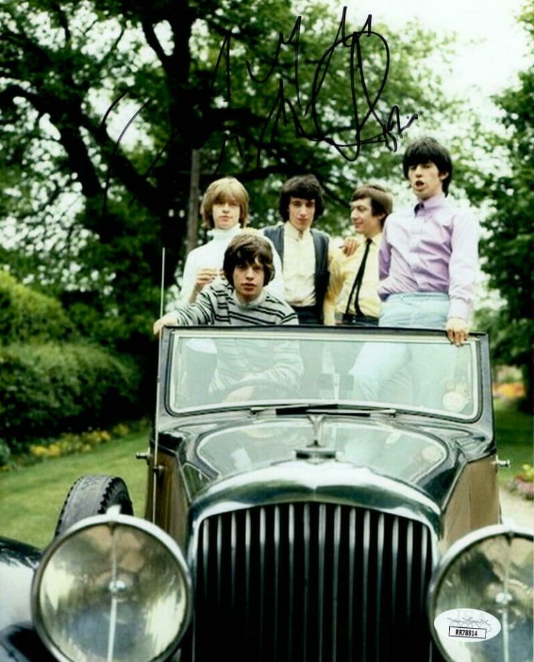 CHARLIE WATTS SIGNED AUTOGRAPH 8X10 PHOTO THE ROLLING STONES, STICKY ...