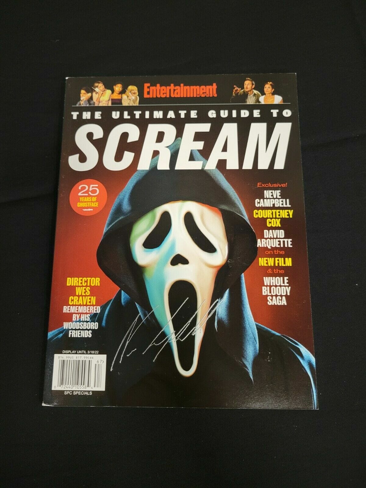 NEVE CAMPBELL AUTOGRAPHED THE ULTIMATE GUIDE TO SCREAM MAGAZINE 2022 ...
