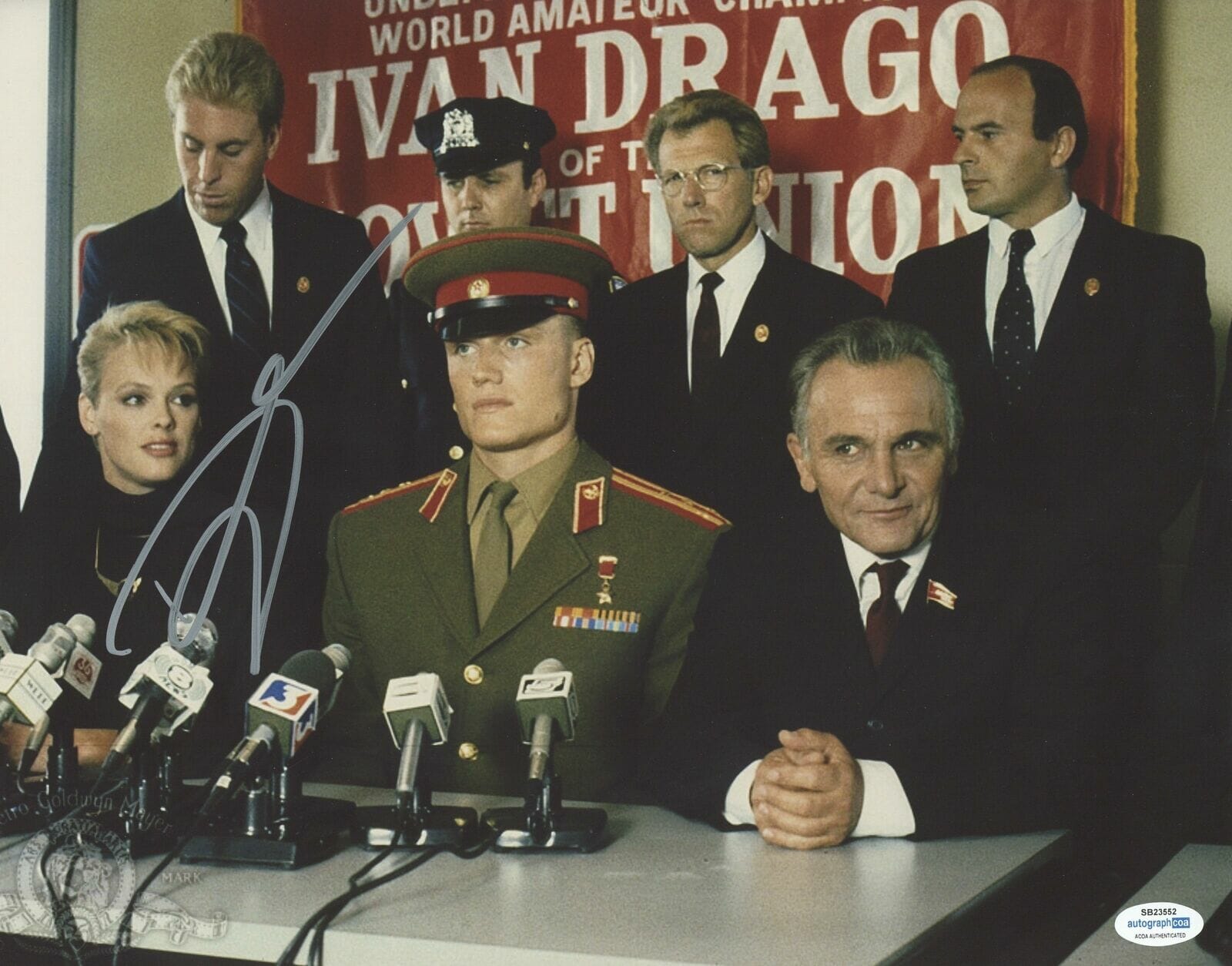 Dolph Lundgren "Rocky IV" AUTOGRAPH Signed 'Ivan Drago' 11x14 Photo ...