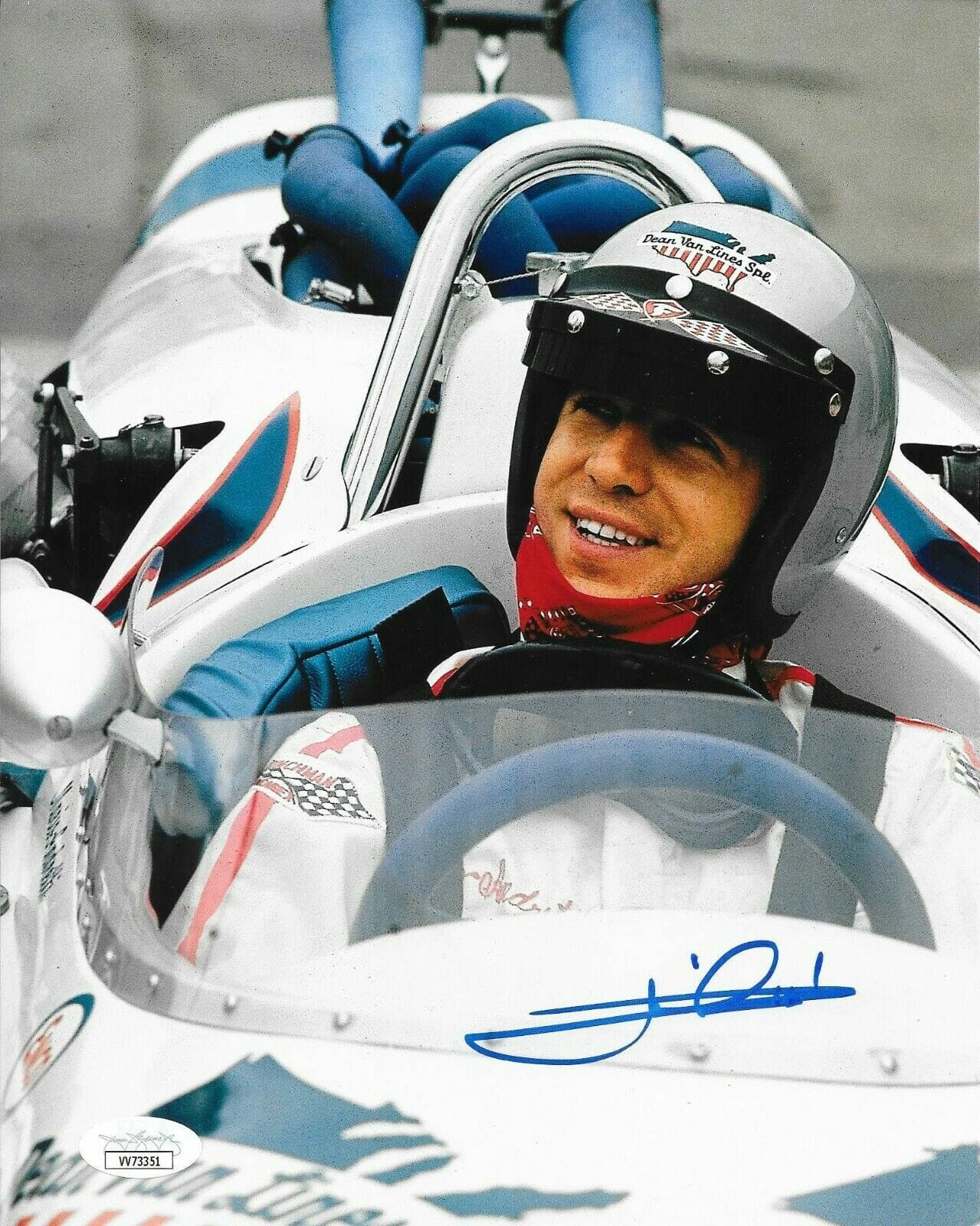 Mario Andretti Indy 500 signed Racing 8x10 photo autographed 4 JSA ...