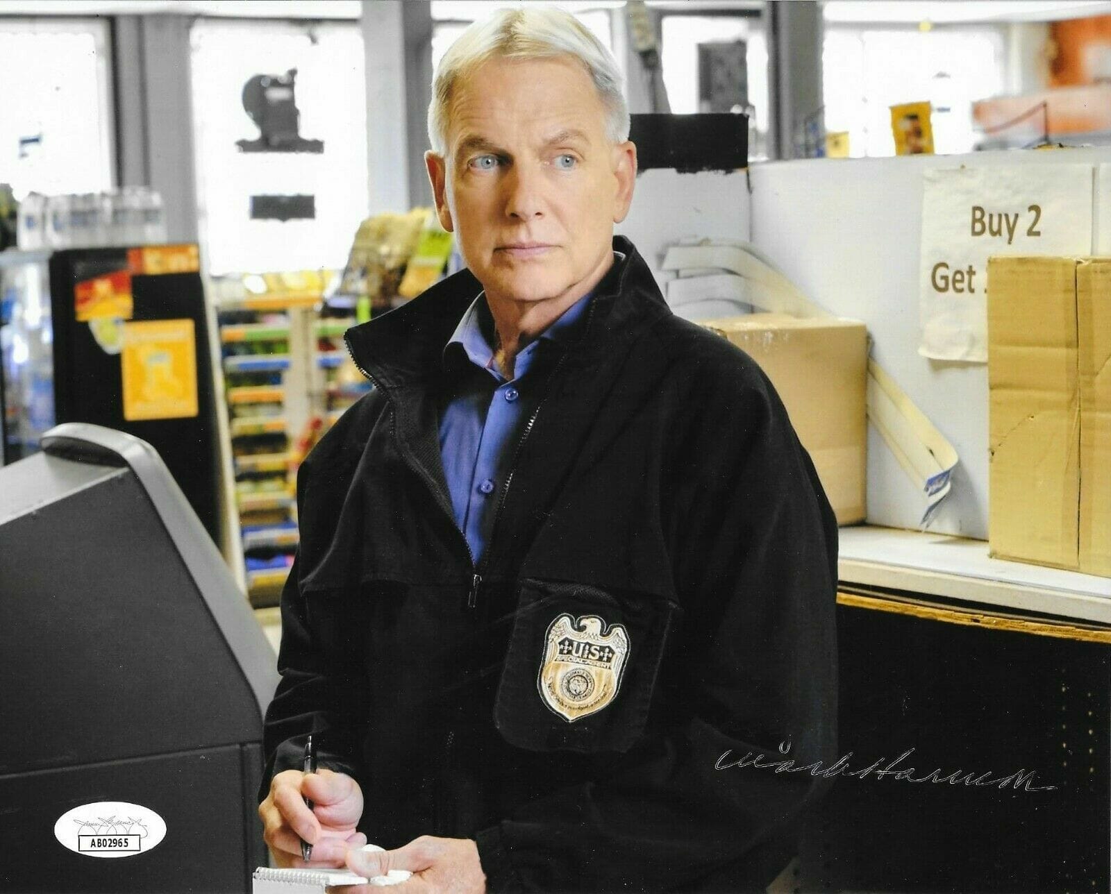 Mark Harmon signed NCIS 8x10 photo autographed Leroy Jethro Gibbs JSA ...