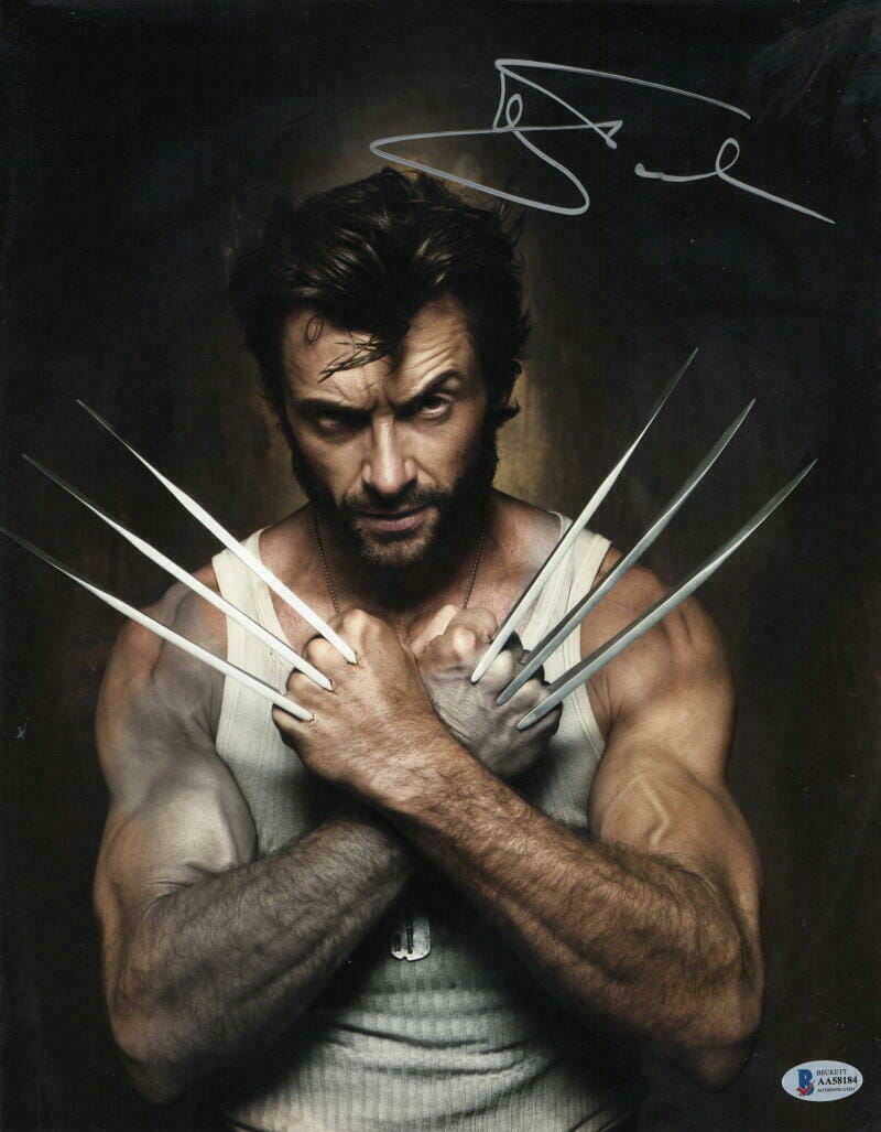 HUGH JACKMAN SIGNED 11X14 PHOTO X-MEN WOLVERINE MARVEL AUTOGRAPH ...
