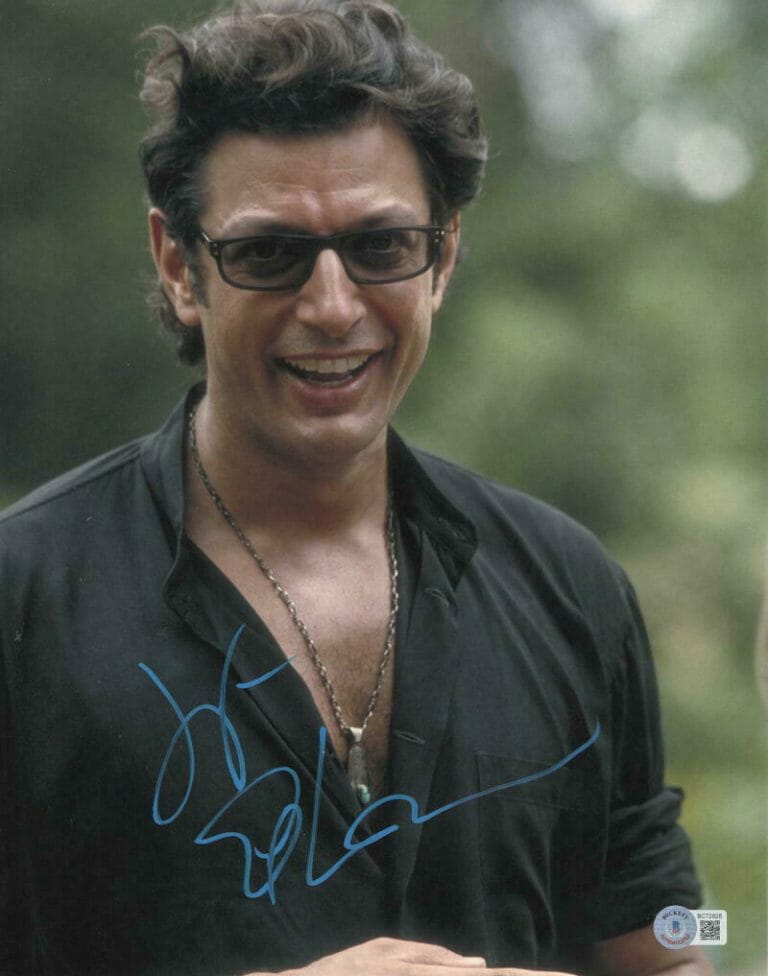 JEFF GOLDBLUM SIGNED 11X14 PHOTO JURASSIC PARK AUTHENTIC AUTOGRAPH ...