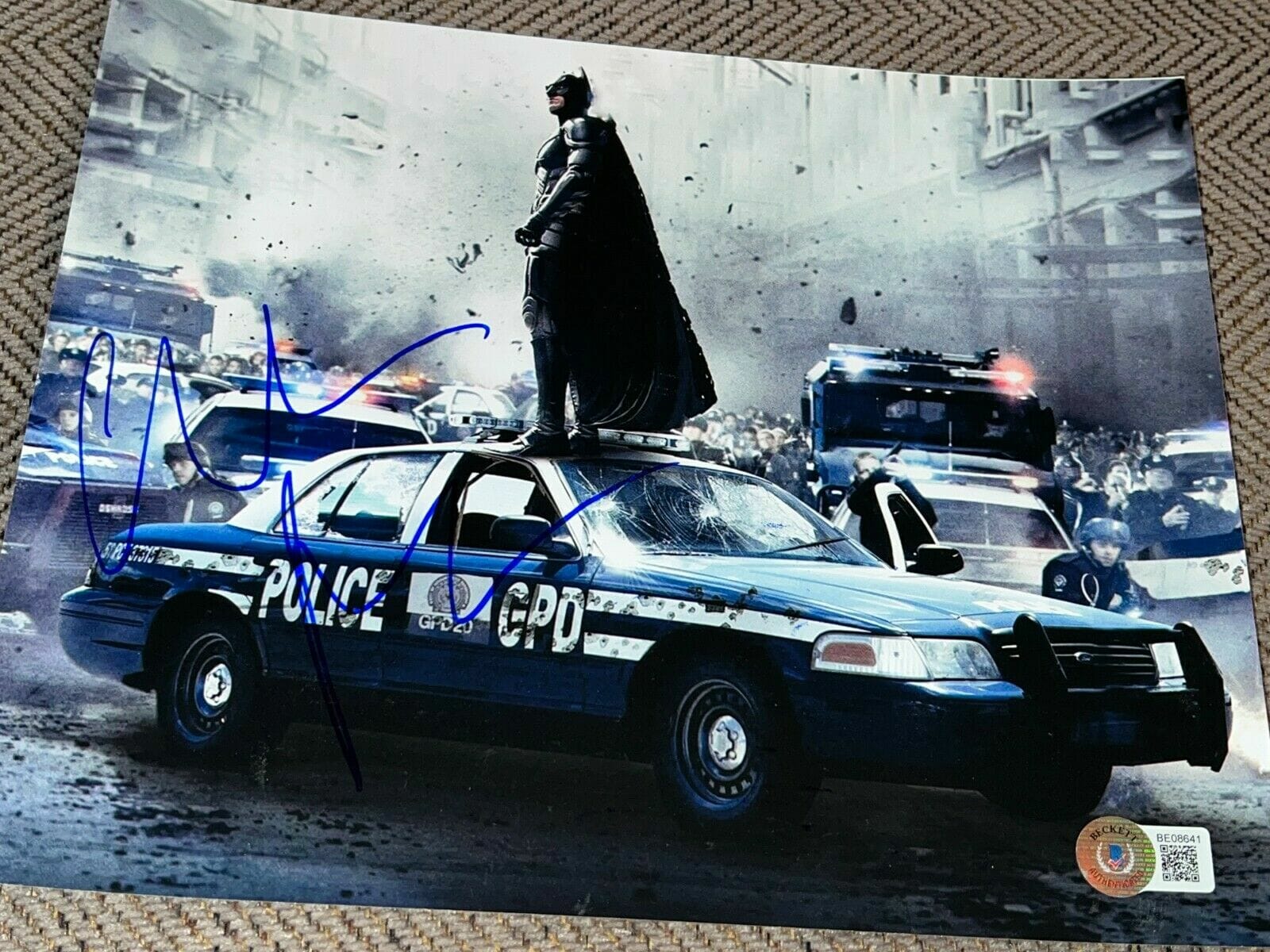 CHRISTIAN BALE SIGNED AUTOGRAPH 8x10 PHOTO BATMAN DARK KNIGHT JOKER ...