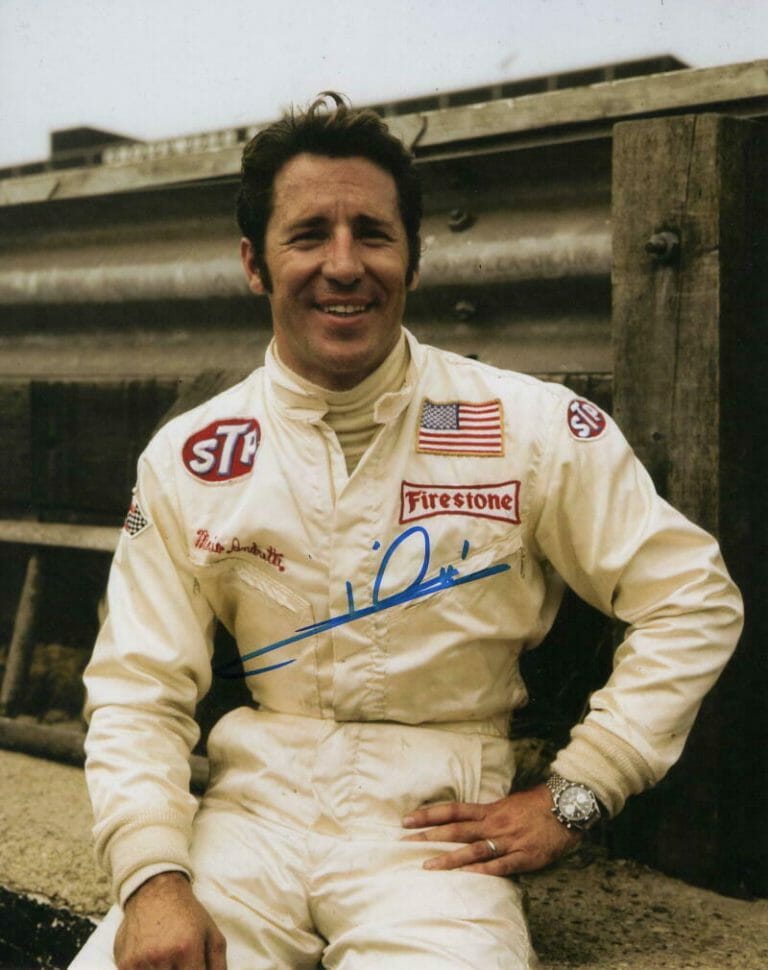 MARIO ANDRETTI SIGNED AUTOGRAPH 8X10 PHOTO - FORMULA ONE LEGEND ...
