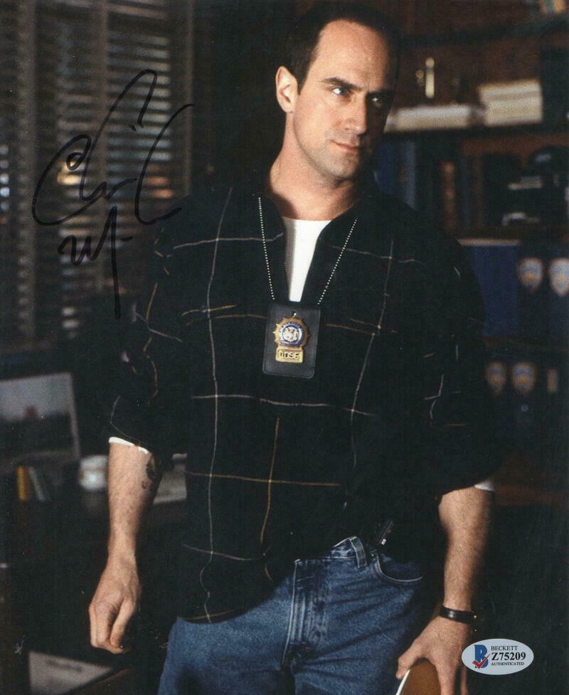 CHRISTOPHER MELONI SIGNED 8X10 PHOTO LAW & ORDER STABLER AUTOGRAPH ...