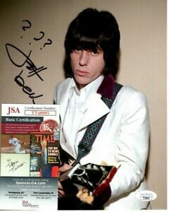 JEFF BECK signed autographed 8x10 photo JSA Opens in a new window or ...
