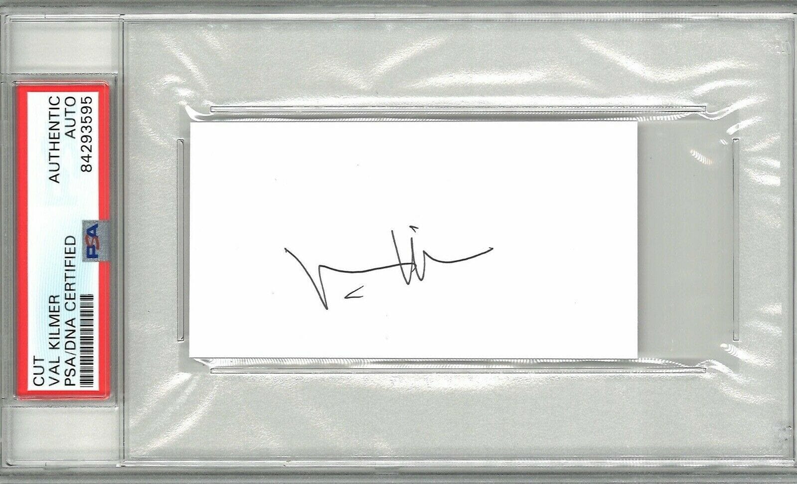 VAL KILMER SIGNED CUT SIGNATURE PSA DNA 84293595 TOP GUN TOMBSTONE ...