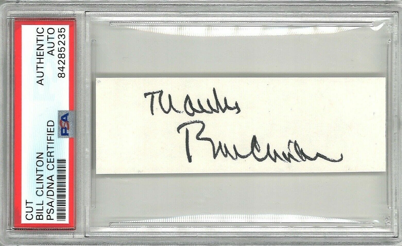 BILL CLINTON SIGNED CUT SIGNATURE PSA DNA 84285235 POTUS 42 Opens in a ...