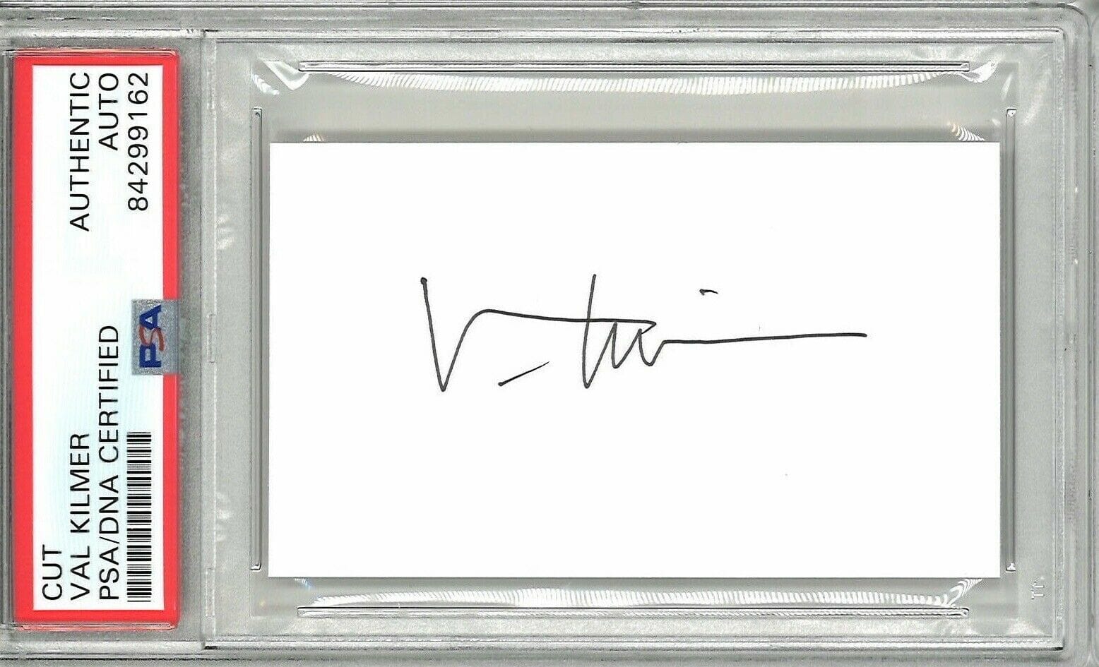 VAL KILMER SIGNED CUT SIGNATURE PSA DNA 84299162 TOP GUN TOMBSTONE ...