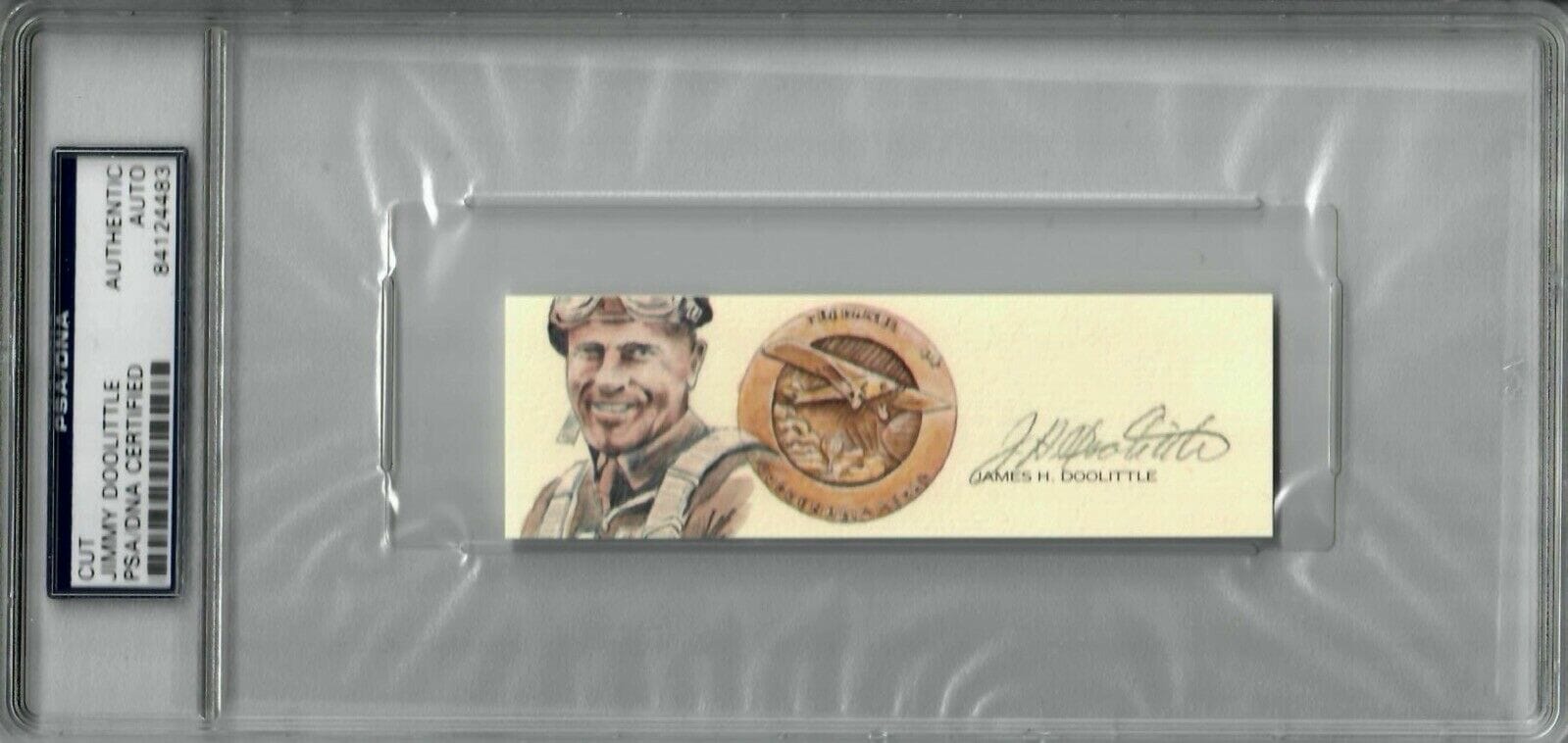 JIMMY DOOLITTLE SIGNED CUT SIGNATURE PSA DNA 84124483 (D) WWII MOH ...