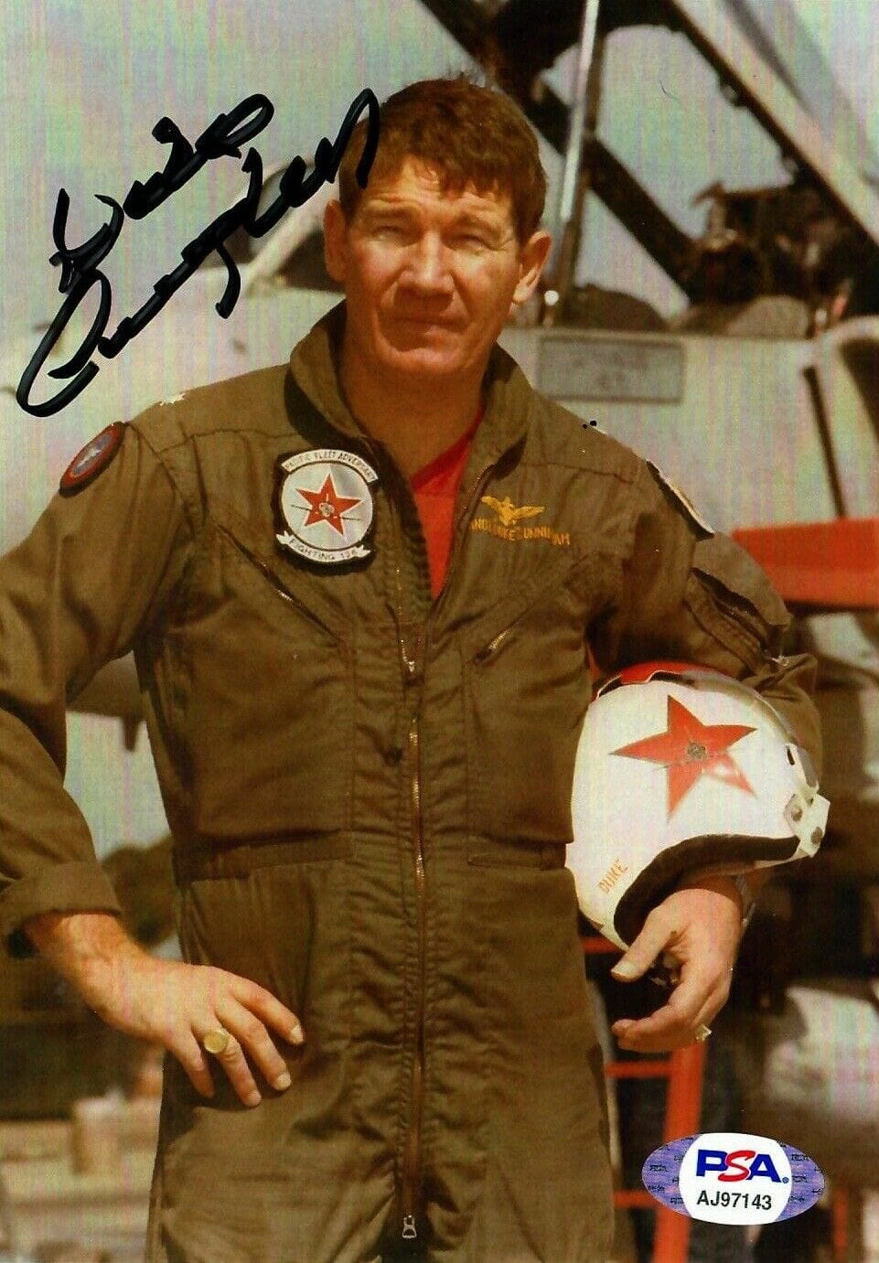 DUKE CUNNINGHAM SIGNED 5X7 PHOTOGRAPH PSA DNA AJ97143 VIETNAM ACE ...