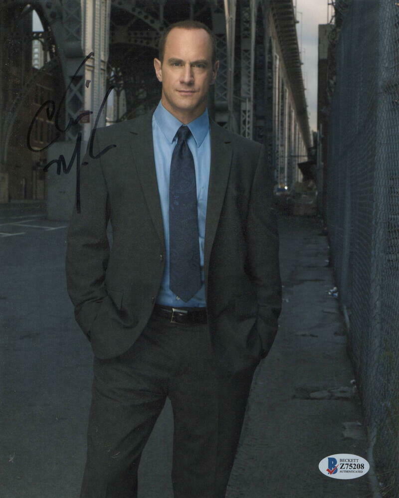 CHRISTOPHER MELONI SIGNED 8X10 PHOTO LAW & ORDER STABLER AUTOGRAPH ...