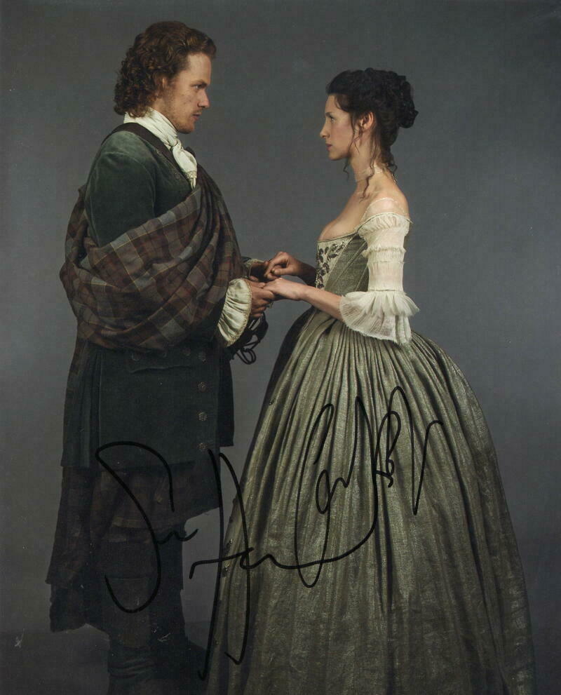 SAM HEUGHAN CAITRIONA BALFE OUTLANDER SIGNED 8X10 PHOTO AUTOGRAPH ...
