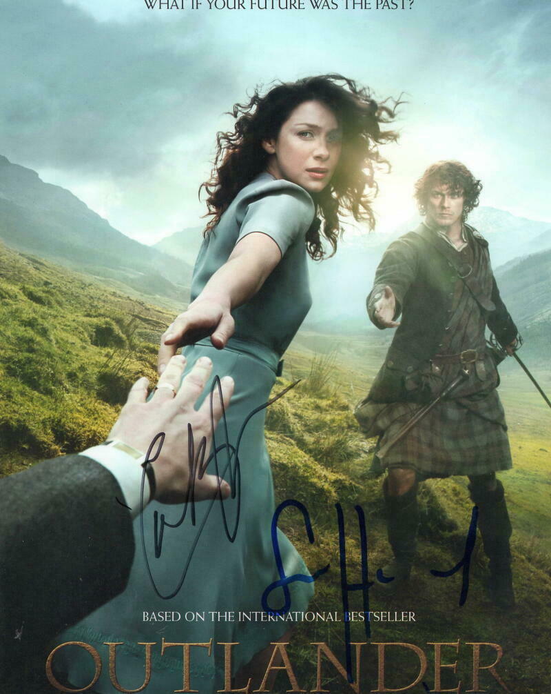 SAM HEUGHAN CAITRIONA BALFE OUTLANDER SIGNED 8X10 PHOTO AUTOGRAPH ...
