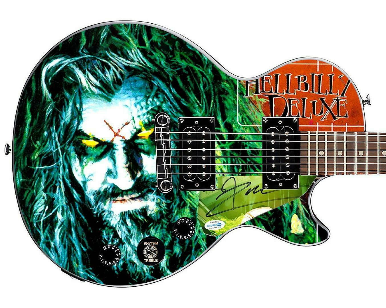 Rob Zombie Hellbilly Deluxe Album CD Signed Graphics Gibson Epiphone ...