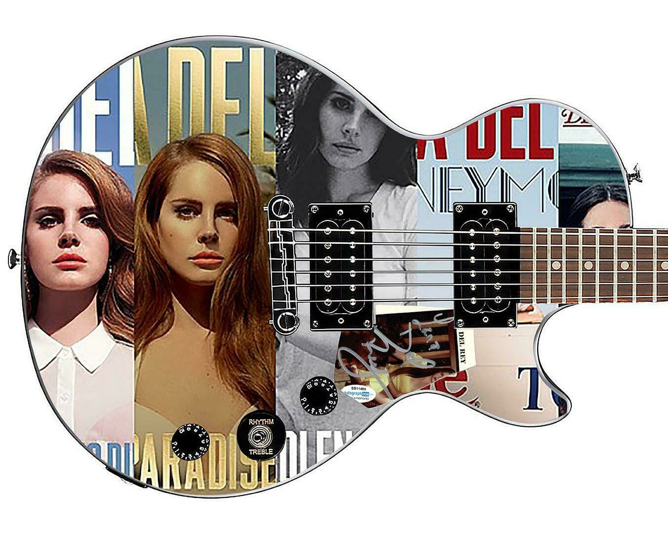 Lana Del Rey CD Album LP Autographed Custom Graphics Gibson Epiphone ...