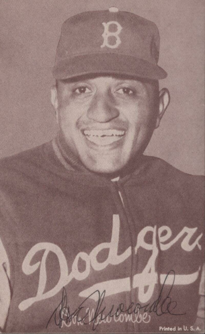 DON NEWCOMBE BROOKLYN DODGERS SIGNED AUTOGRAPHED 3X5 BECKETT X19318 ...