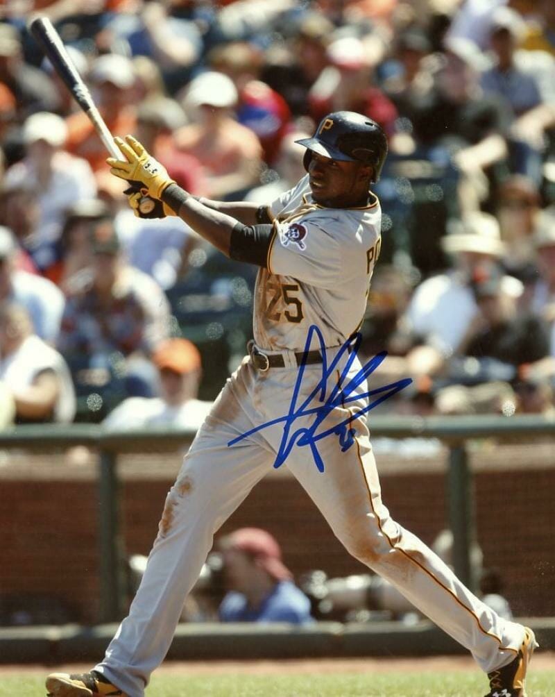 GREGORY POLANCO OUTFIELD PITTSBURGH PIRATES SIGNED AUTOGRAPHED HITTING ...