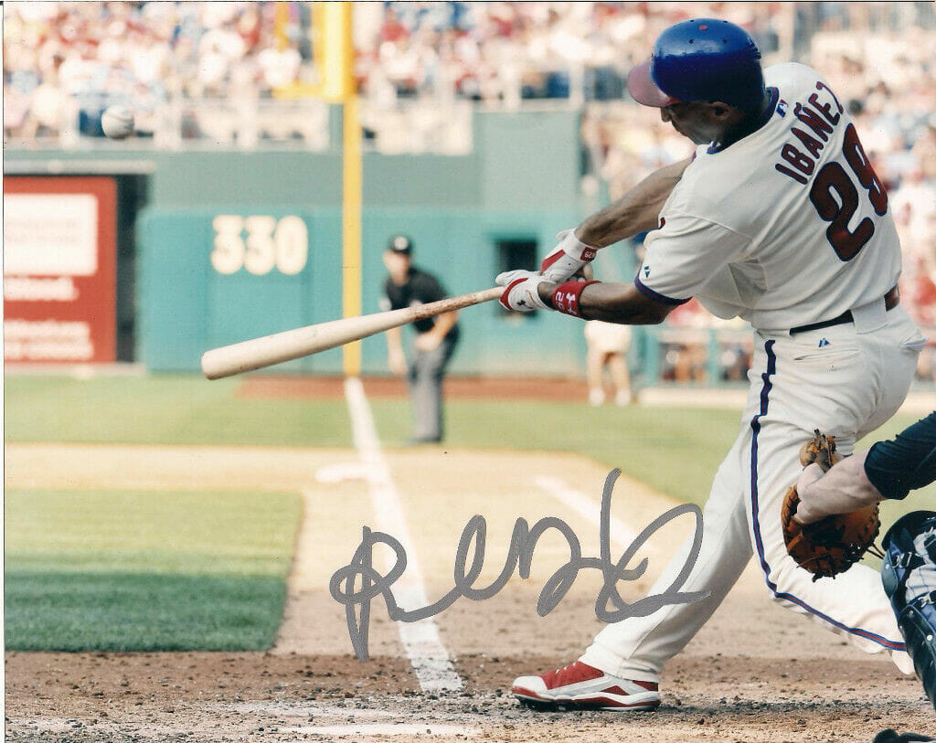 RAUL IBANEZ PHILADELPHIA PHILLIES SIGNED 8X10 PHOTO W/COA Opens in a ...