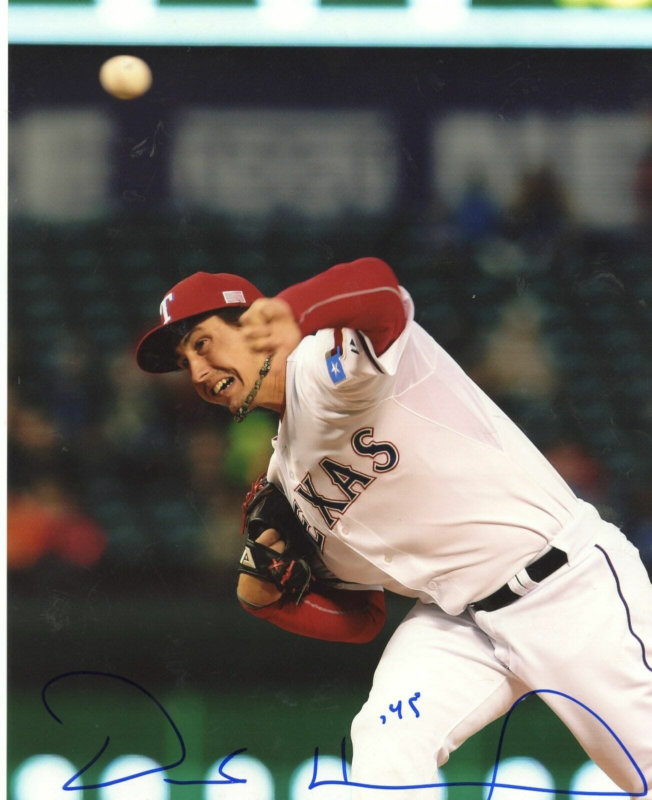 DEREK HOLLAND TEXAS RANGERS AUTOGRAPHED SIGNED 8X10 PHOTO Opens in a ...