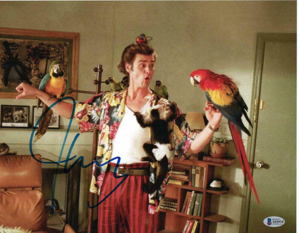JIM CARREY SIGNED AUTOGRAPH 11x14 PHOTO - ACE VENTURA PET DETECTIVE w ...