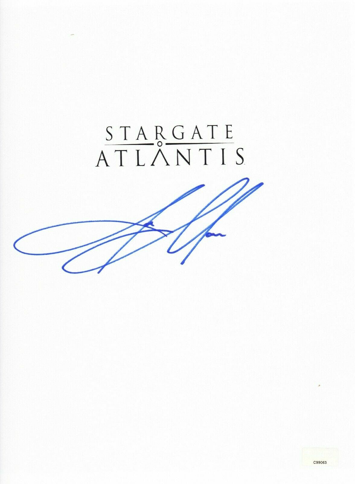 JASON MOMOA Signed Autograph Script Cover Stargate Celebrity Authentics ...
