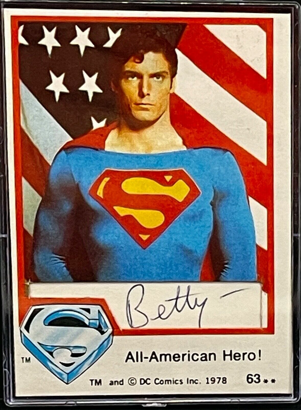 CHRISTOPHER REEVES SUPERMAN Authentic Handwriting JSA AUTO 1978 DC ...