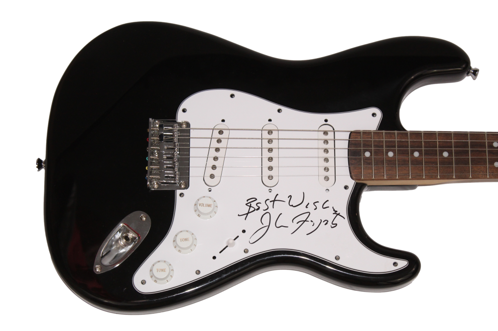 JOHN FOGERTY SIGNED AUTOGRAPH FENDER GUITAR - CREEDENCE CLEARWATER ...