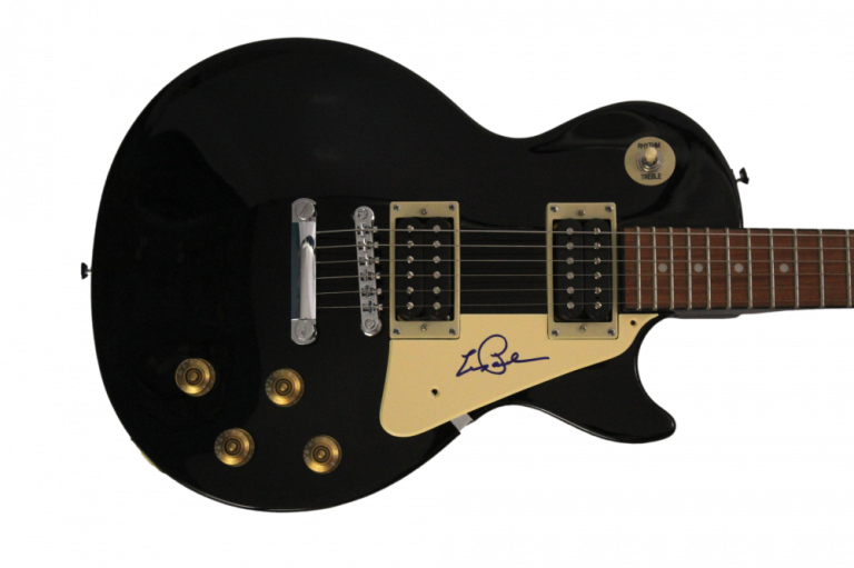 LES PAUL SIGNED AUTOGRAPH GIBSON EPIPHONE LES PAUL MODEL GUITAR RARE W ...