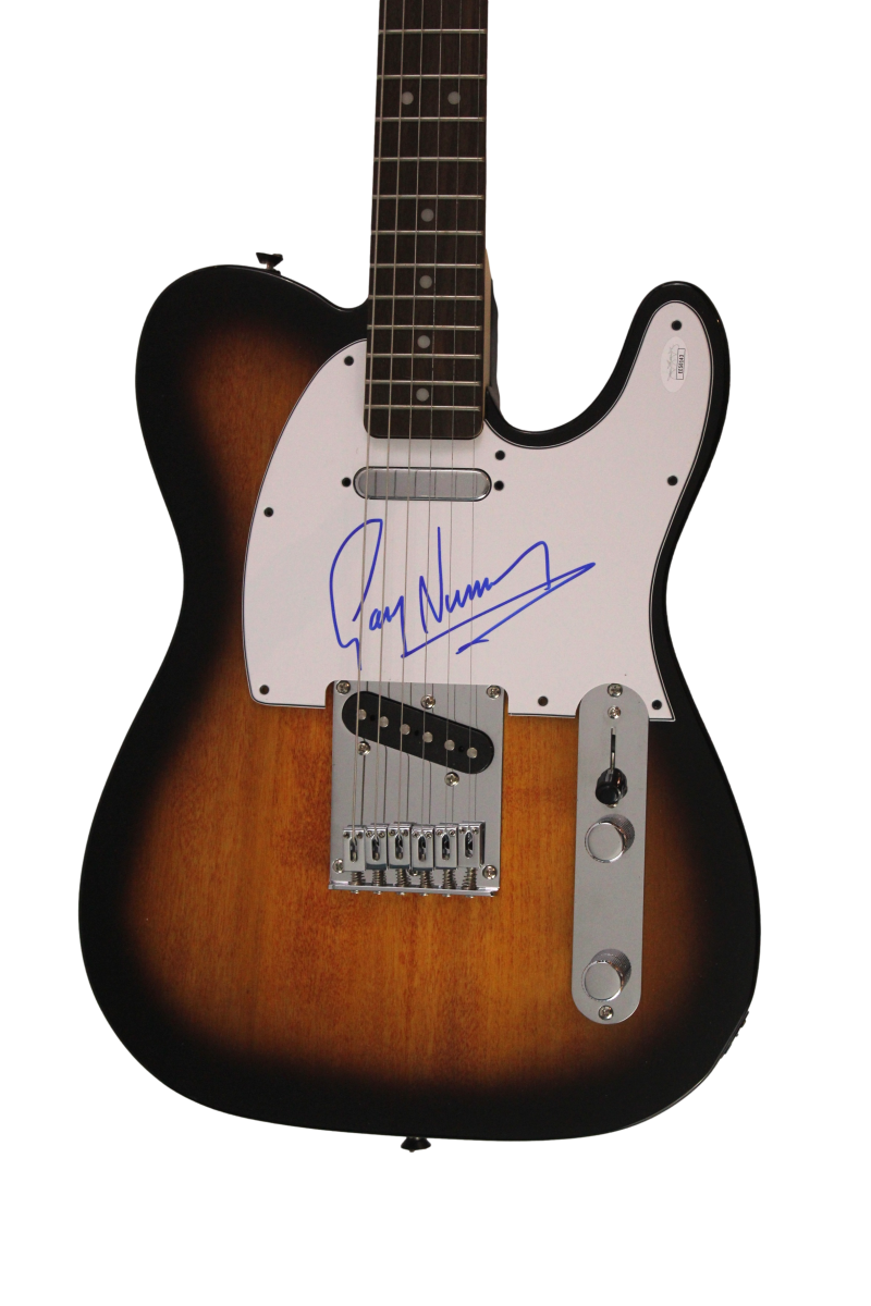 GARY NUMAN SIGNED AUTOGRAPH FENDER TELECASTER ELECTRIC GUITAR - VERY ...