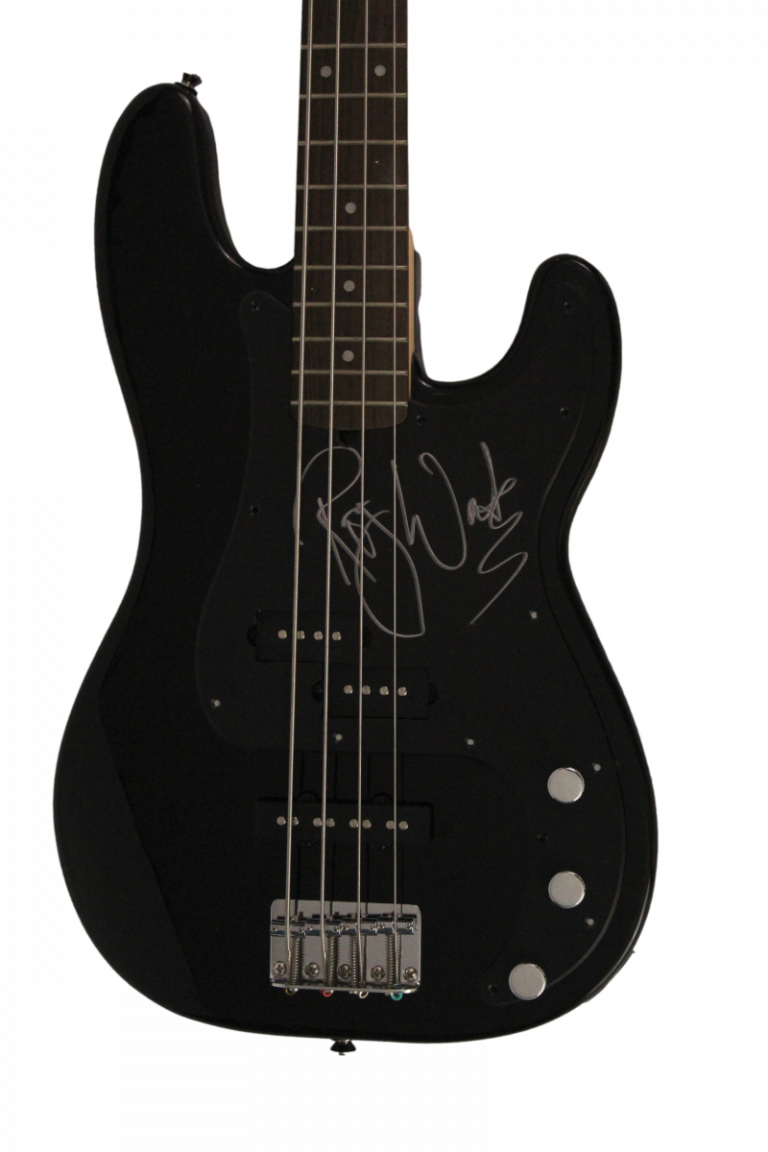 ROGER WATERS SIGNED AUTOGRAPH FENDER ELECTRIC BASS GUITAR - PINK FLOYD ...